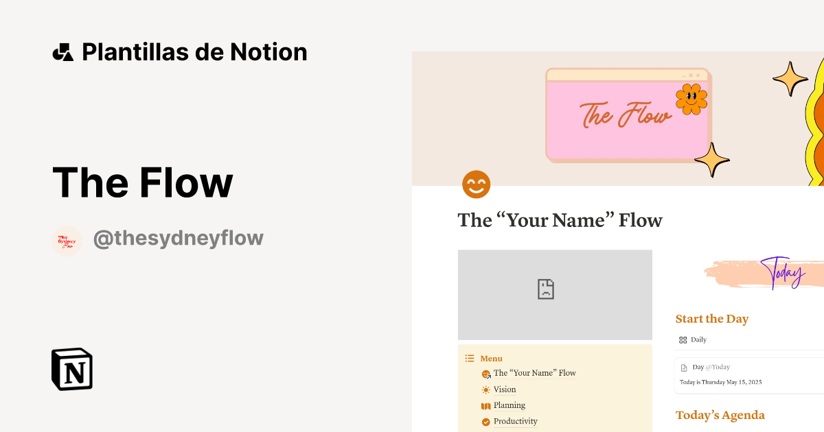 Plantilla The Flow | Notion Marketplace