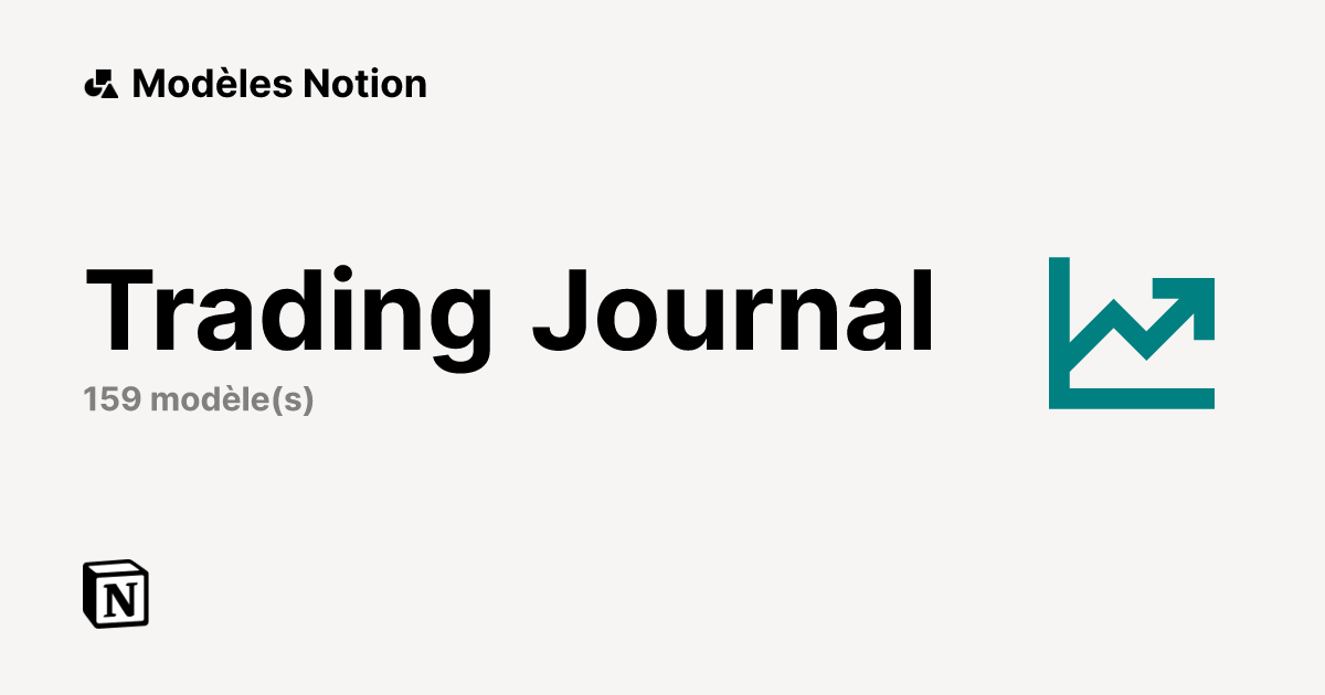 Modèles Notion gratuits — Trading Journal | Marketplace Notion