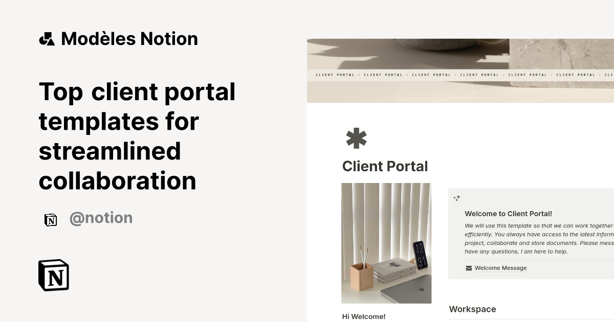 Top client portal templates for streamlined collaboration | Marketplace ...