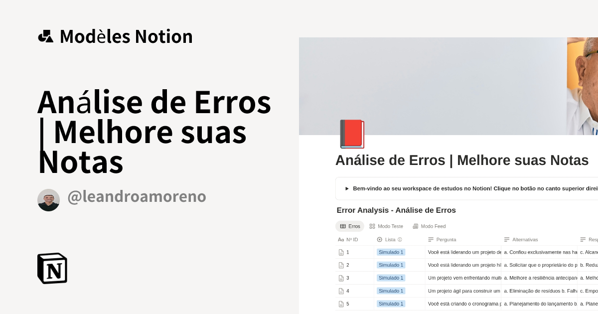 Como melhorar as notas em provas? | Modèle créé par Leandro Antonio ...