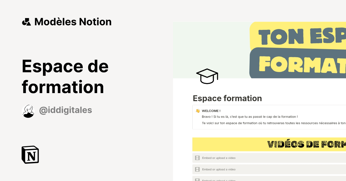 Espace de formation | Modèle créé par Isabelle de IDigitales ...