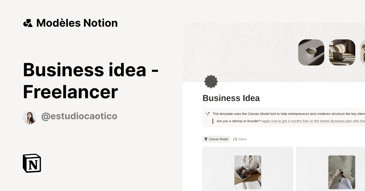Business idea - Freelancer | Modèle créé par Estudio Caótico ...