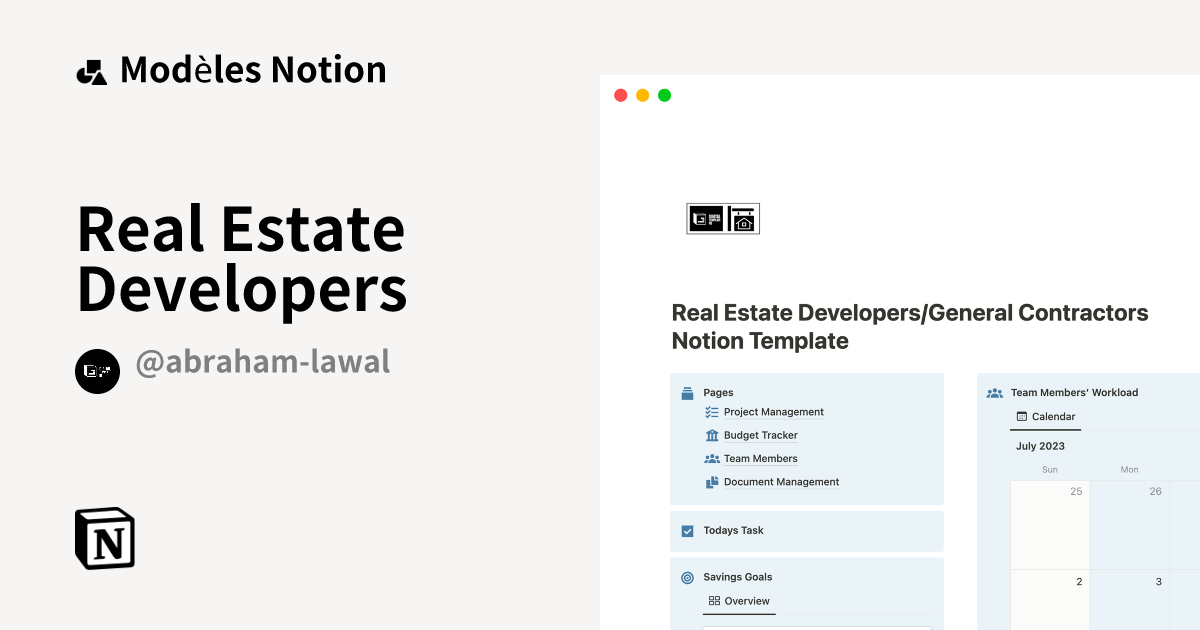 Real Estate Developers | Modèle créé par Digital Templates HQ ...