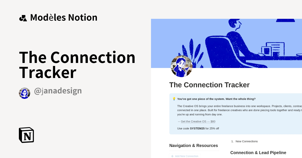 The Connection Tracker | Modèle créé par Jana Ballieul Design ...