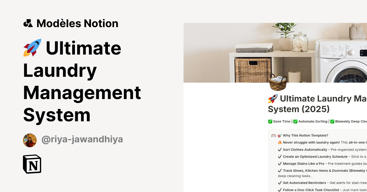 🚀 Ultimate Laundry Management System | Modèle créé par Riya Jawandhiya ...