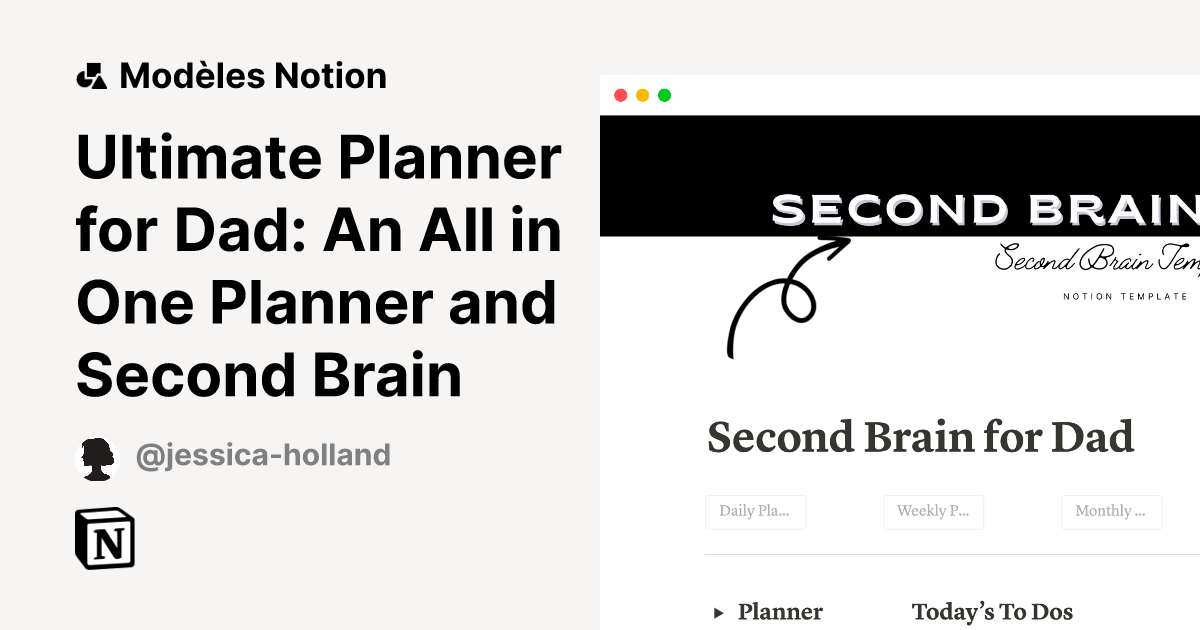 Ultimate Planner for Dad: An All in One Planner and Second Brain ...