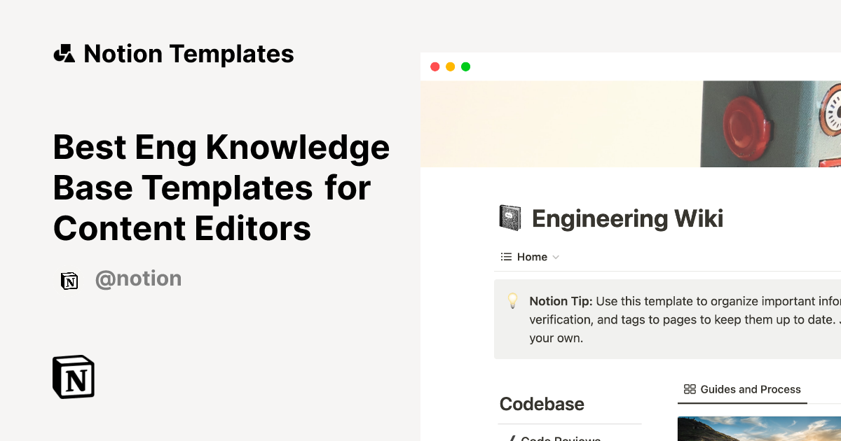 Best Eng Knowledge Base Templates for Content Editors | Marketplace ...