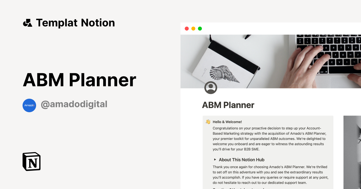 Templat ABM Planner | Notion Marketplace
