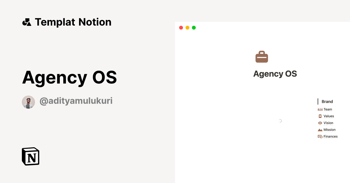 Templat Agency OS | Notion Marketplace