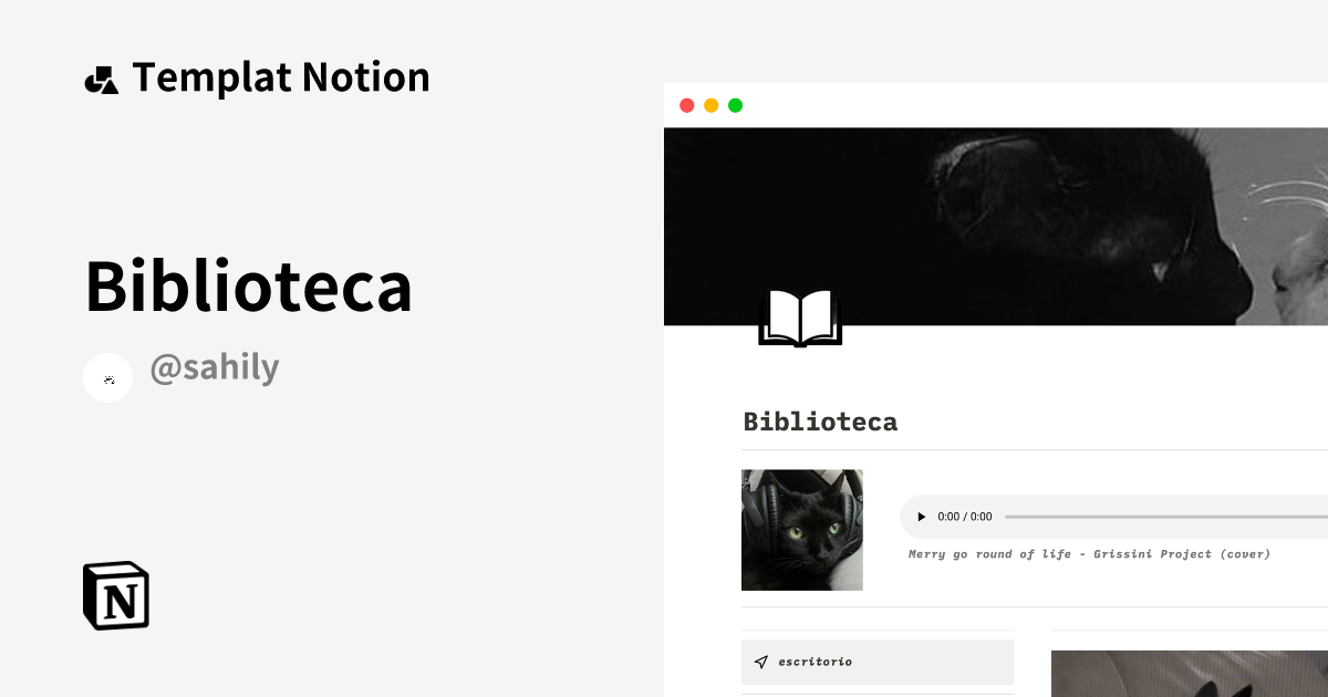 Templat Biblioteca | Notion Marketplace