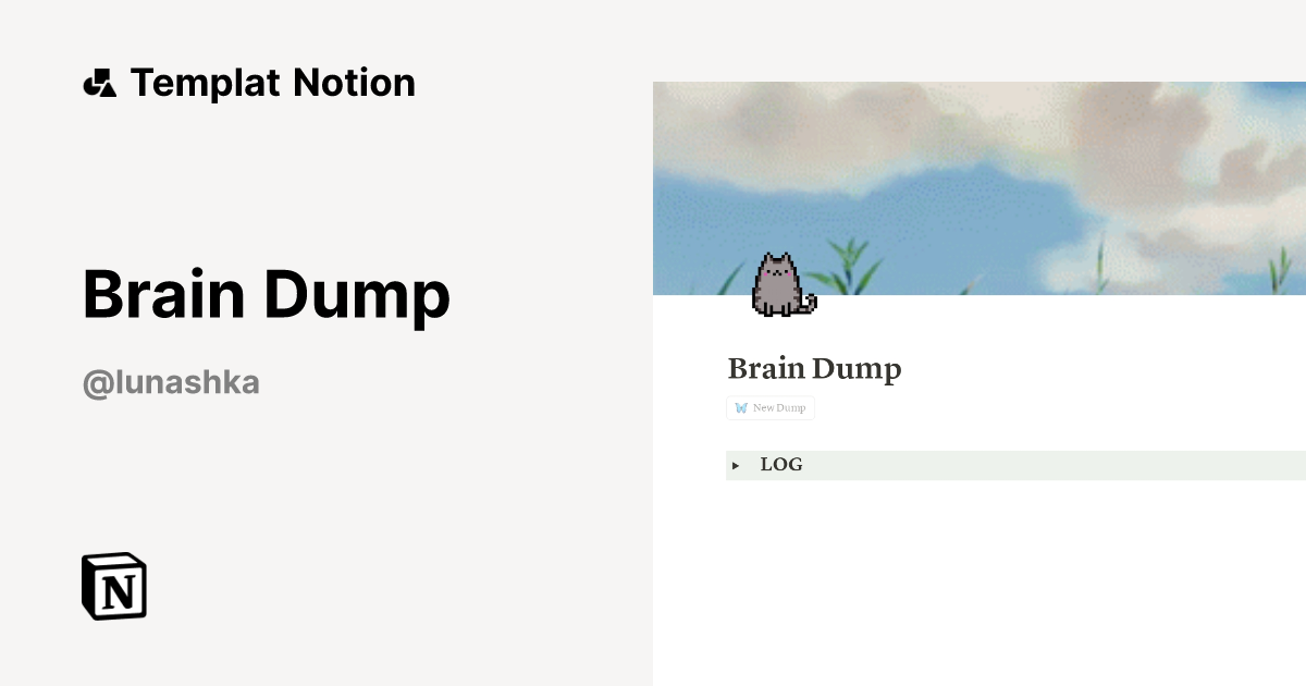 Templat Brain Dump | Notion Marketplace