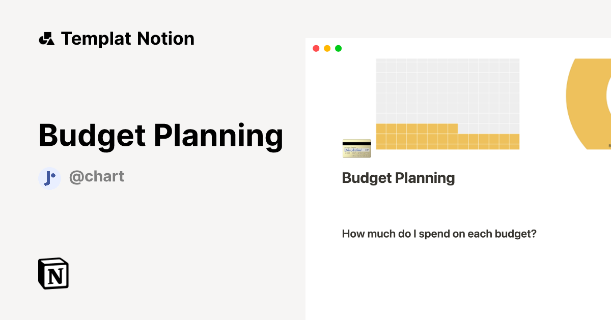 Budget Planning Templat oleh Data Jumbo | Notion Marketplace