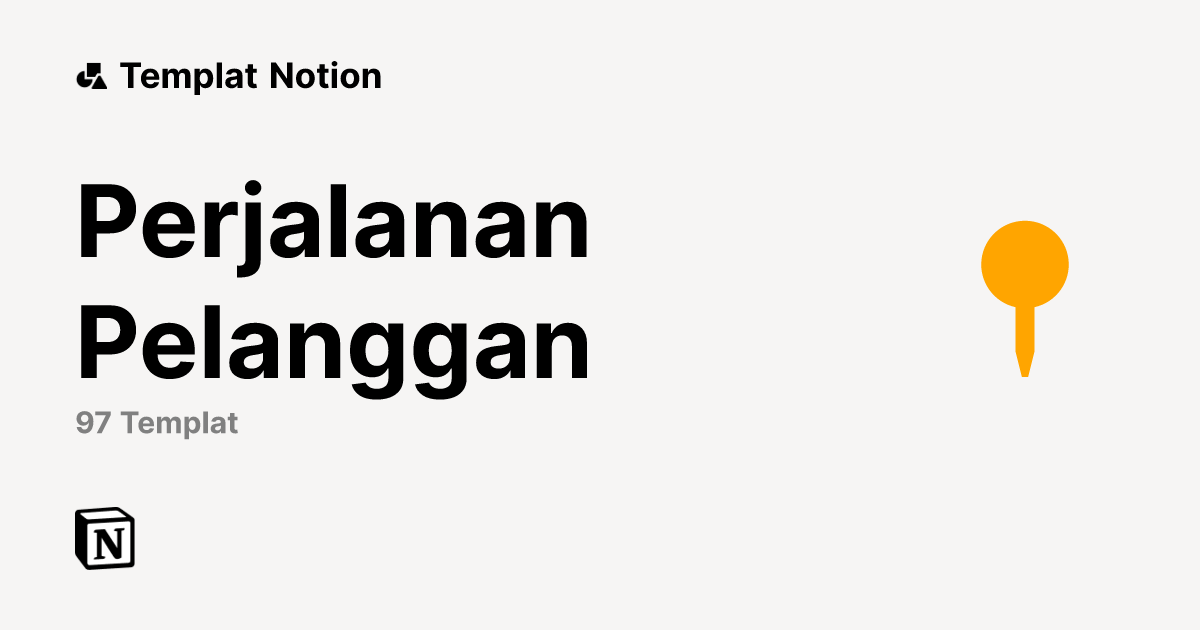 Marketplace Perjalanan Pelanggan Templat Gratis dari Notion | Notion