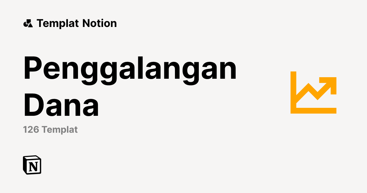 Marketplace Penggalangan Dana Templat Gratis dari Notion | Notion