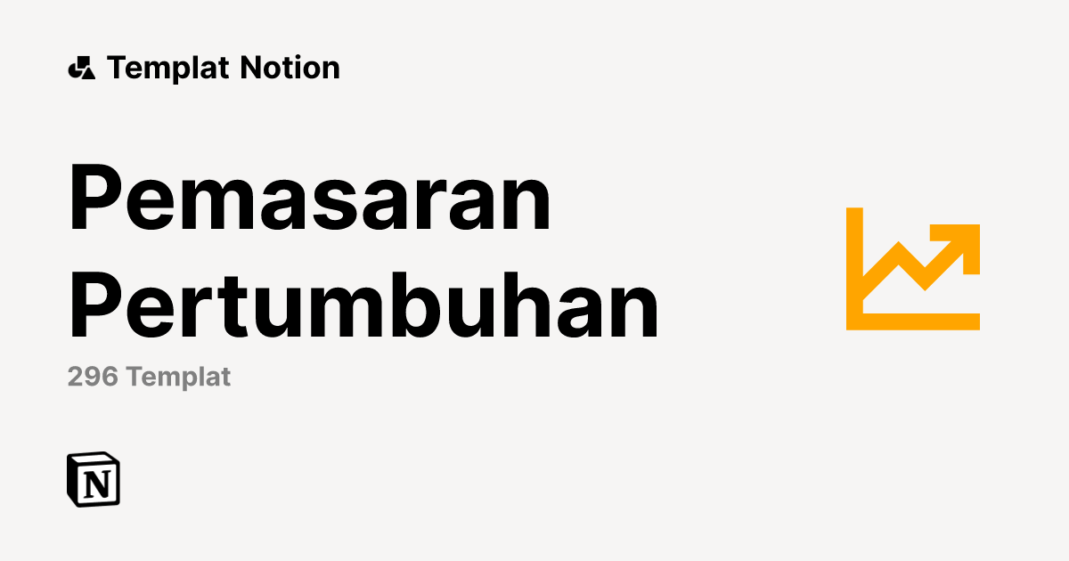 Marketplace Pemasaran Pertumbuhan Templat Gratis dari Notion | Notion