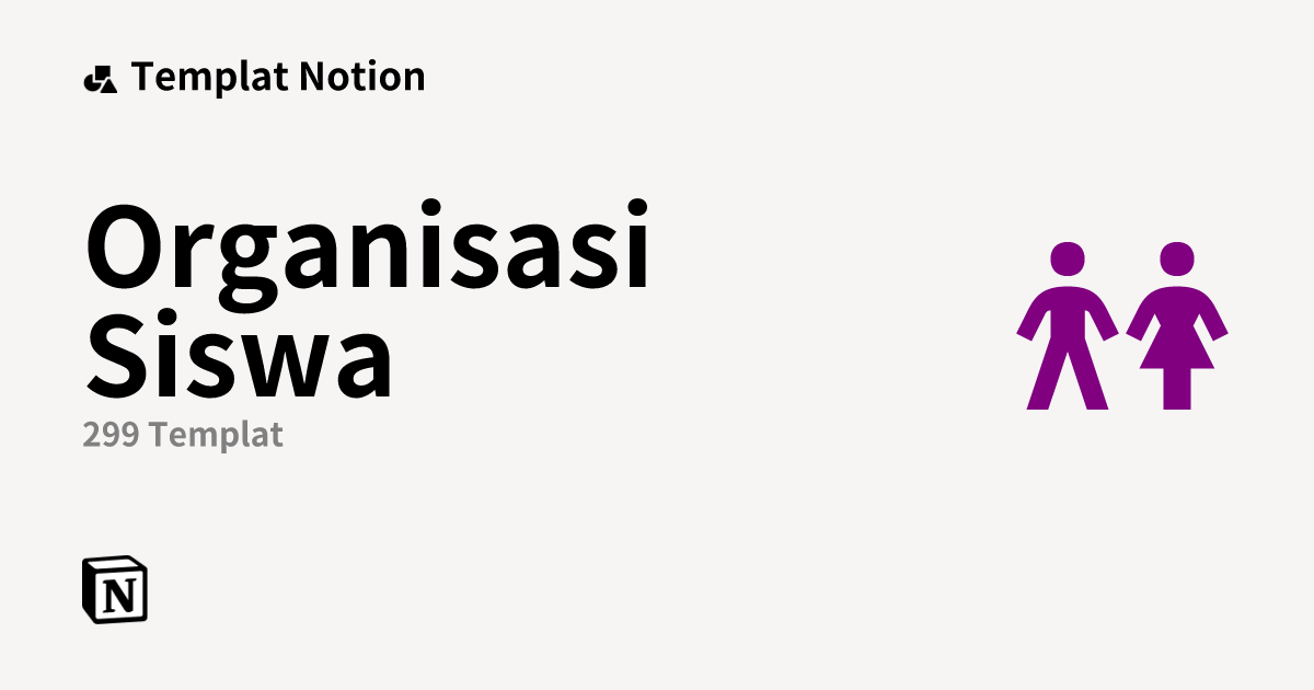 Marketplace Organisasi Siswa Templat Teratas dari Notion | Notion