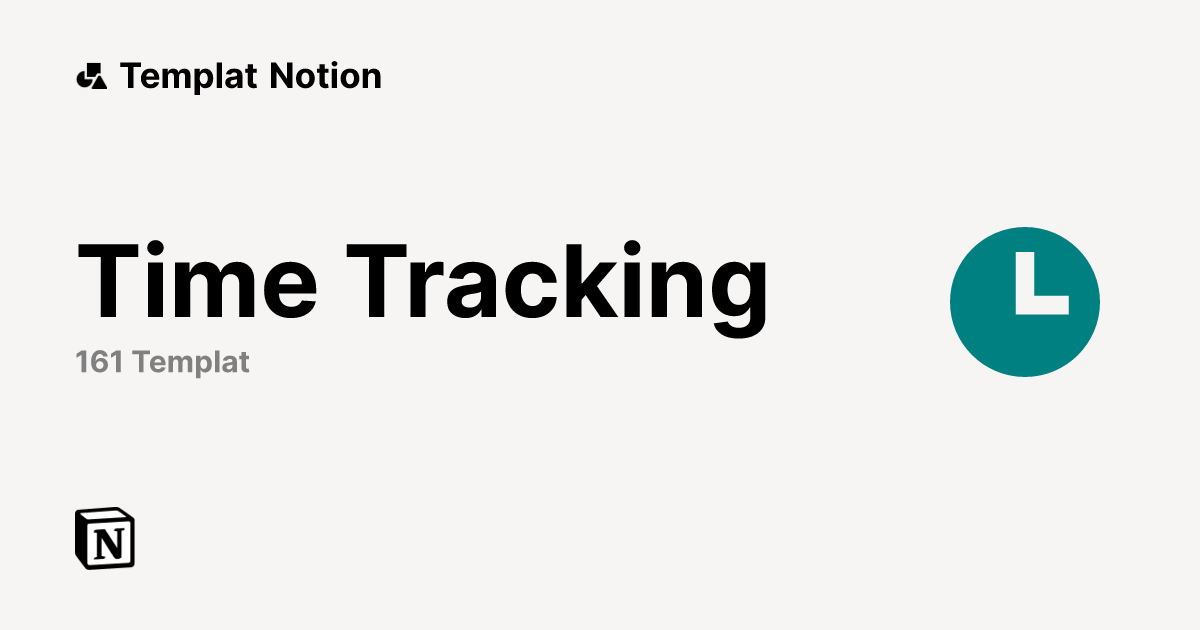 Marketplace Time Tracking Templat Gratis dari Notion | Notion