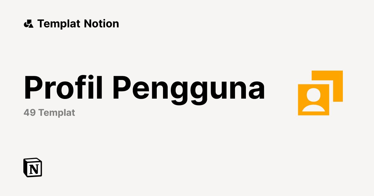 Marketplace Profil Pengguna Templat Terbaik dari Notion | Notion