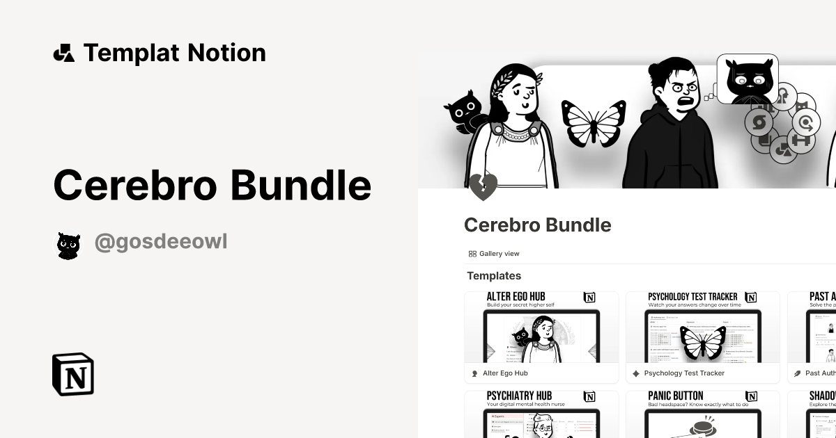 Templat Cerebro Bundle | Notion Marketplace