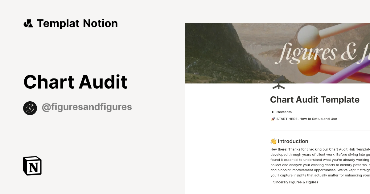Chart Audit Templat oleh Figures & Figures | Notion Marketplace