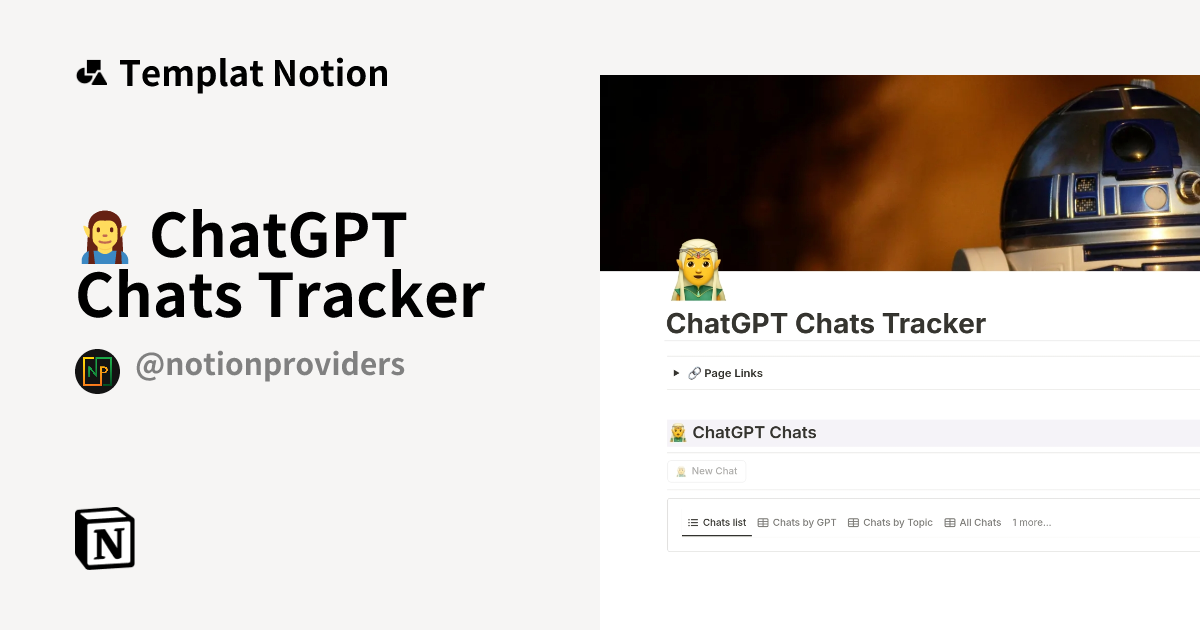 🧝‍♂️ ChatGPT Chats Tracker Templat oleh Bradley J. Hubbard | Notion ...