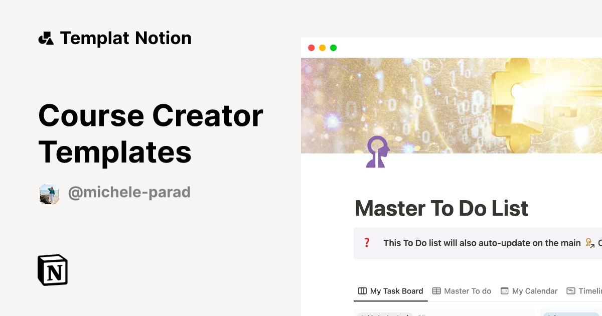 Templat Course Creator Templates | Notion Marketplace