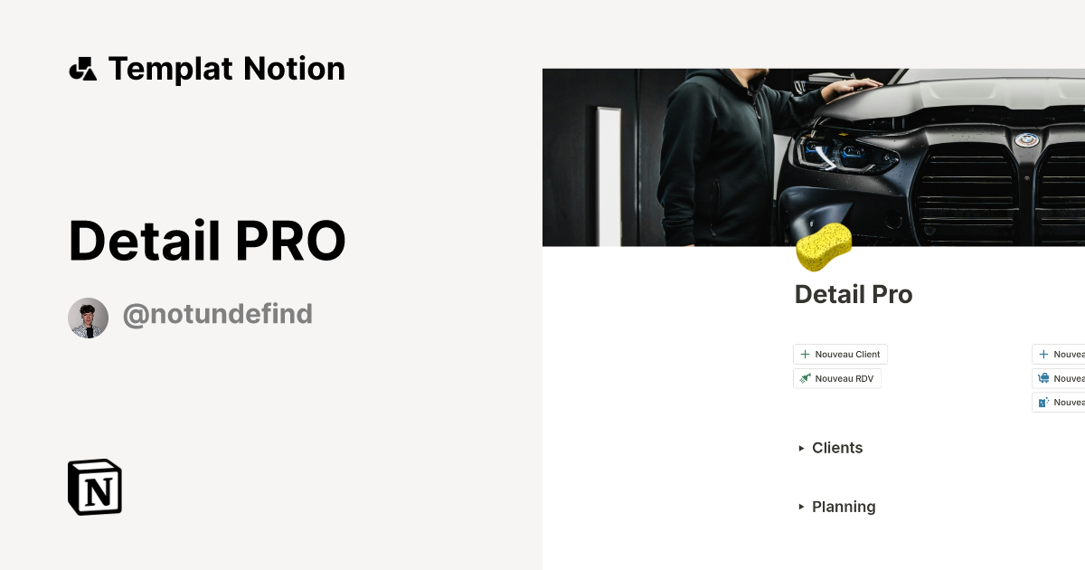 Templat Detail PRO | Notion Marketplace