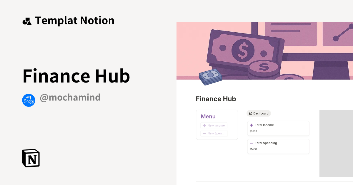Templat Finance Hub | Notion Marketplace