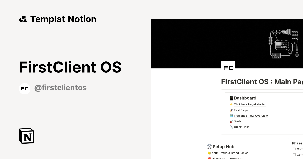 FirstClient OS Templat oleh FirstClient OS | Notion Marketplace