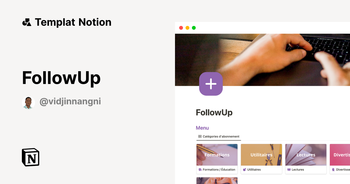 Templat FollowUp | Notion Marketplace