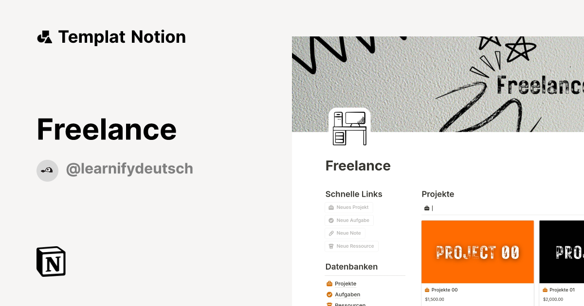 Templat Freelance | Notion Marketplace