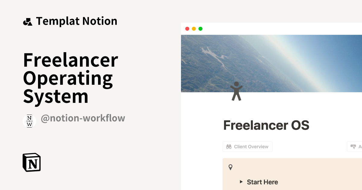 Templat Freelancer Operating System | Notion Marketplace