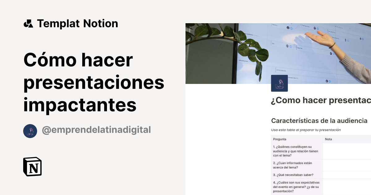 Cómo hacer presentaciones impactantes Templat oleh Emprende Latina ...