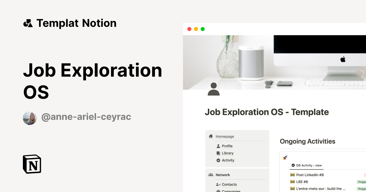 Templat Job Exploration OS | Notion Marketplace