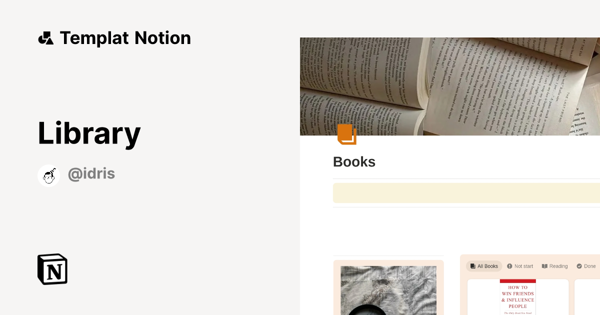 Templat Library | Notion Marketplace