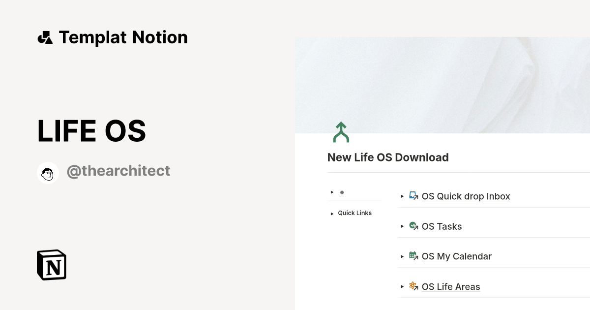 Templat LIFE OS | Notion Marketplace