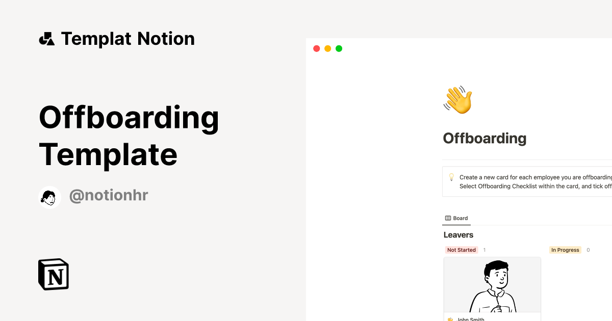 Templat Offboarding Template | Notion Marketplace