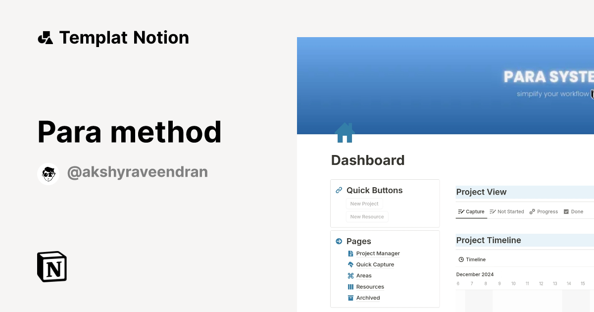 Templat Para method | Notion Marketplace