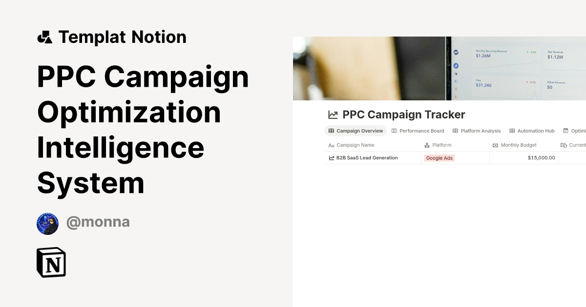 PPC Campaign Optimization Intelligence System Templat oleh monna ...