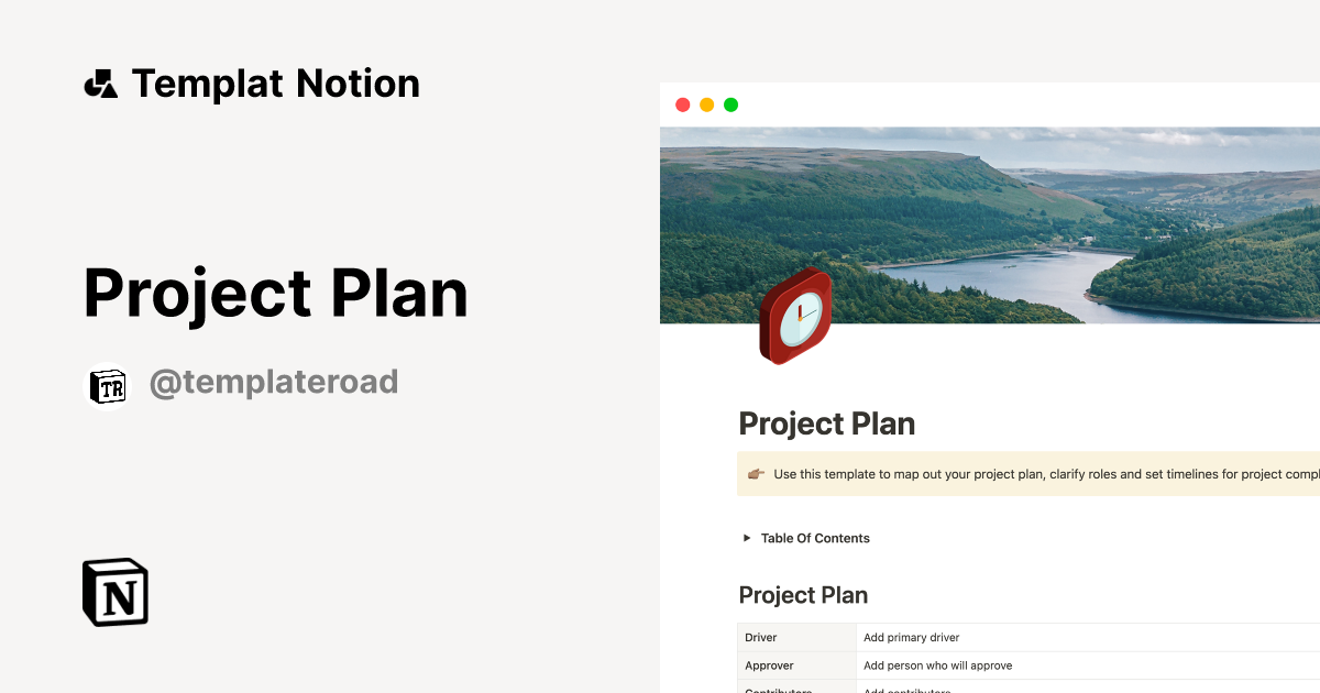 Templat Project Plan | Notion Marketplace