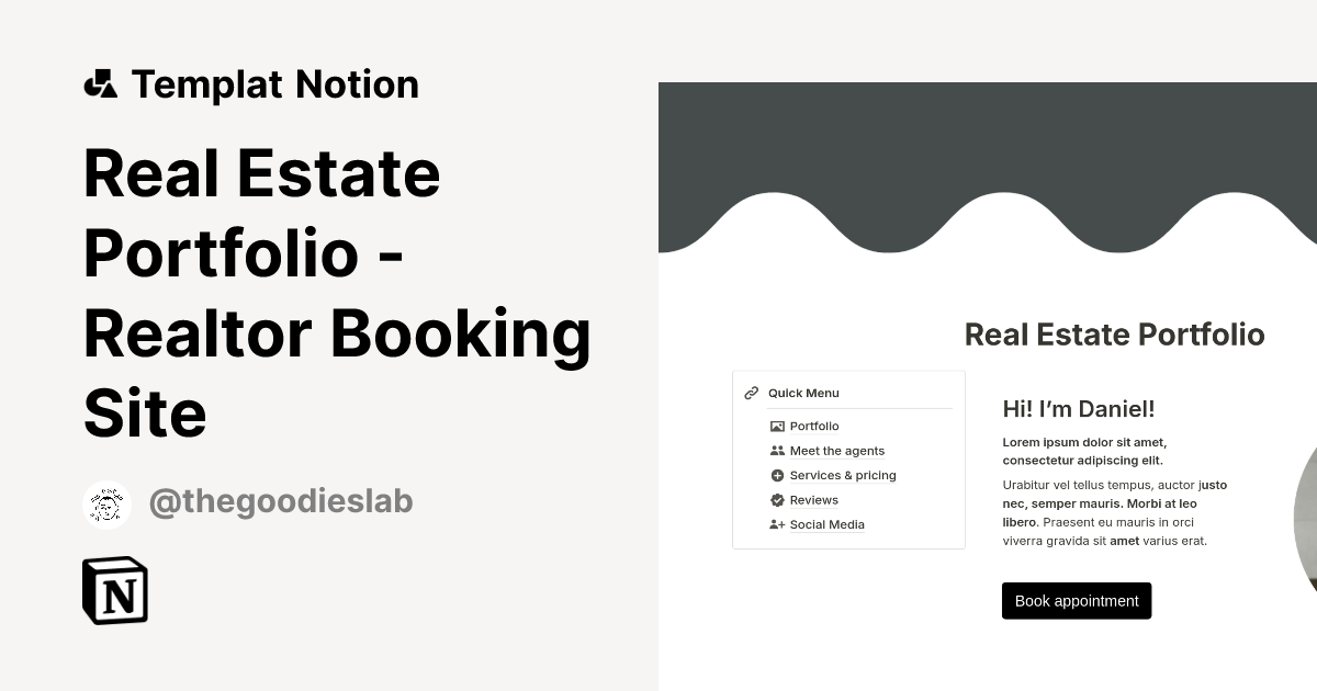Real Estate Portfolio - Realtor Booking Site Templat oleh The Goodies ...