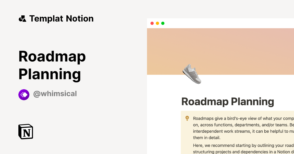 Templat Roadmap Planning | Notion Marketplace