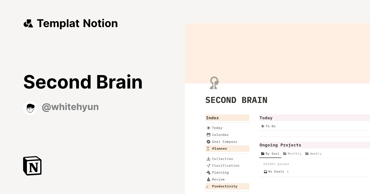 Templat Second Brain | Notion Marketplace