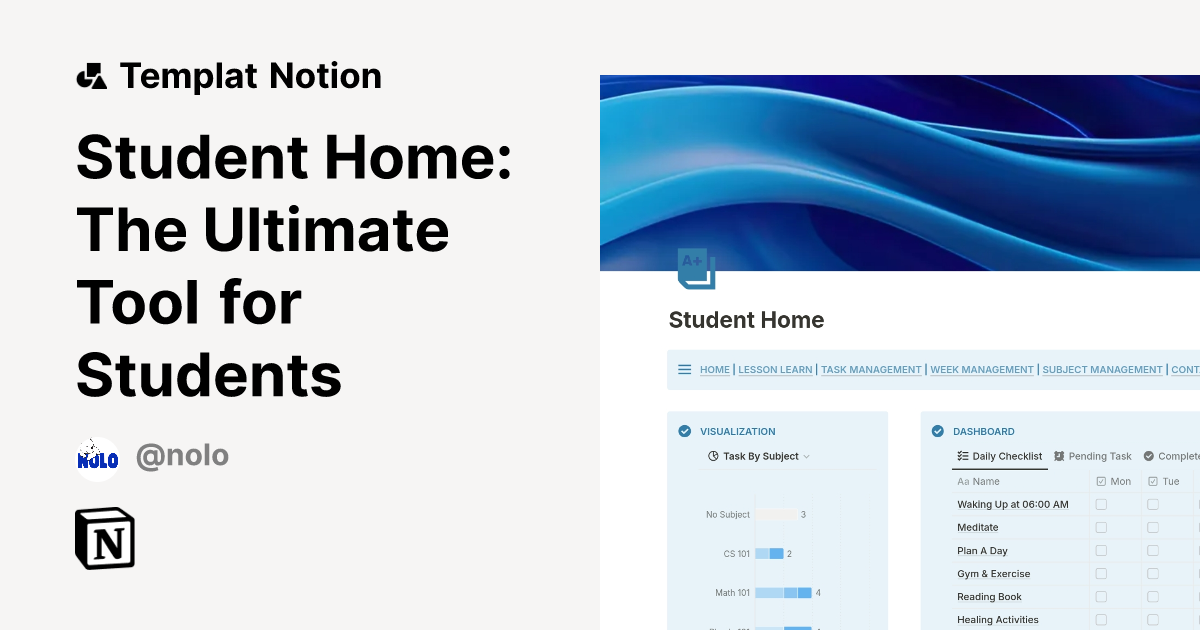 Student Home: The Ultimate Tool for Students Templat oleh NoLo Team ...