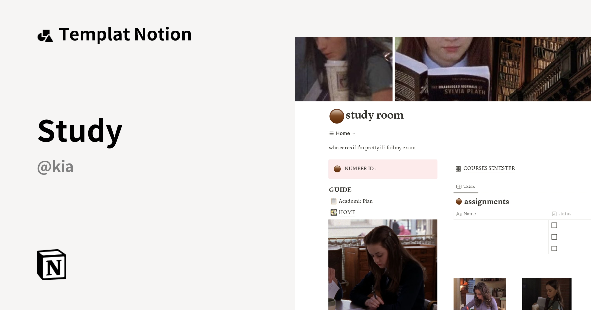 Templat Study | Notion Marketplace
