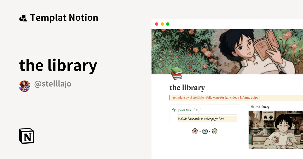 Templat the library | Notion Marketplace