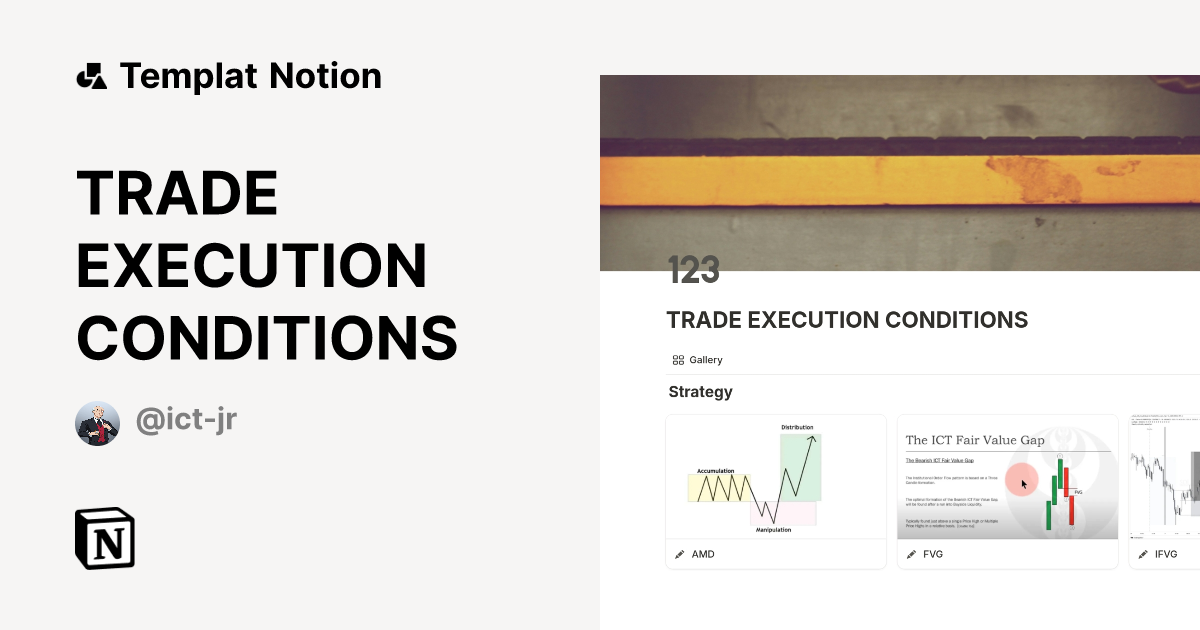 Templat TRADE EXECUTION CONDITIONS | Notion Marketplace