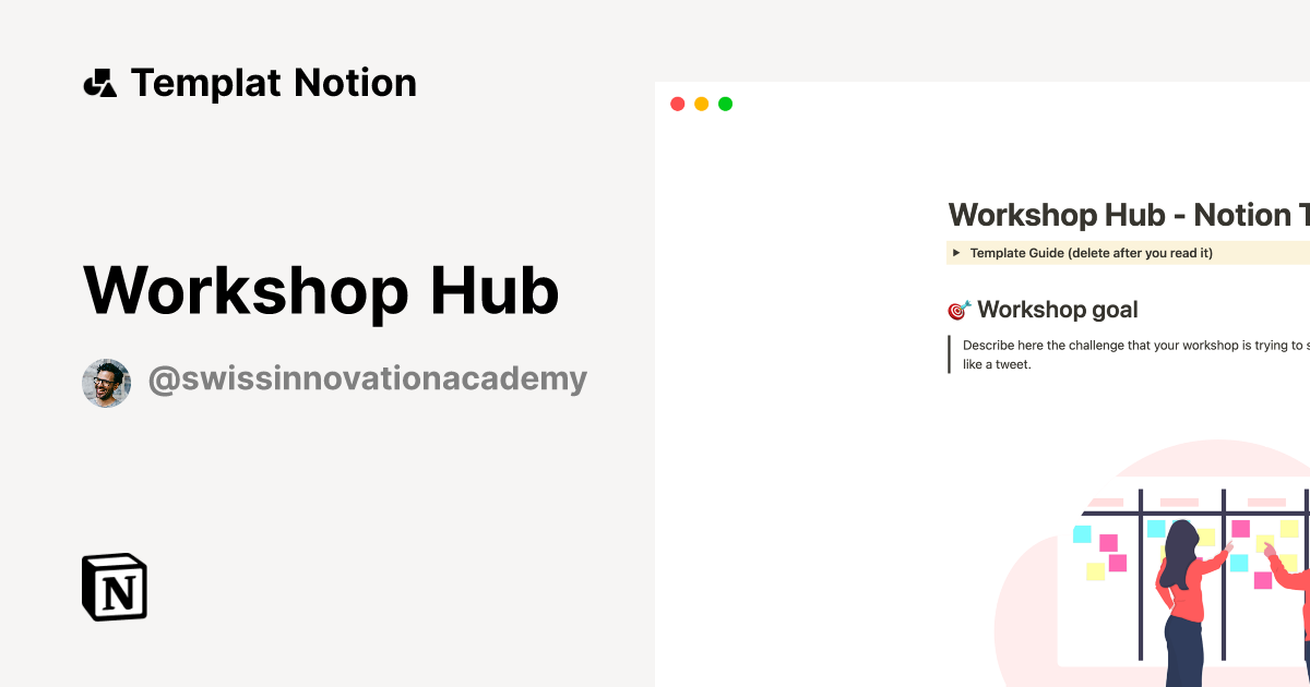 Templat Workshop Hub | Notion Marketplace