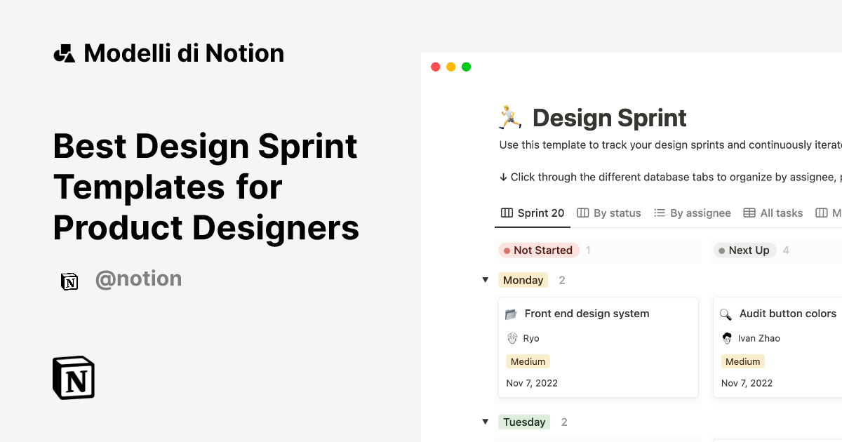 Best Design Sprint Templates for Product Designers | Marketplace dei ...