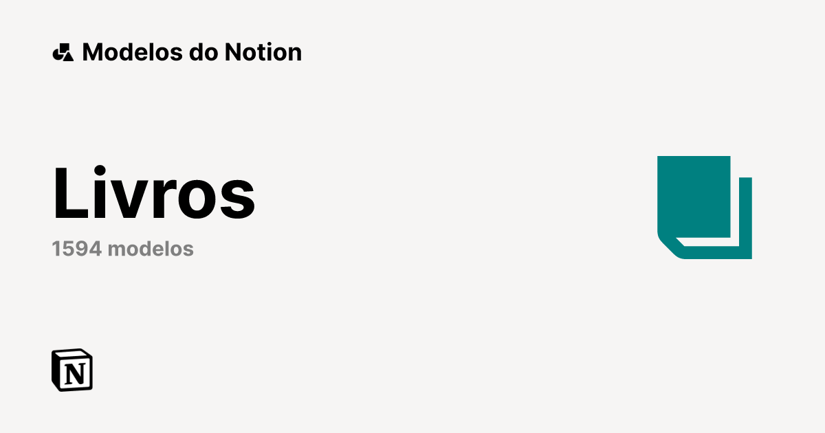 Modelos grátis para Livros do Notion | Marketplace do Notion